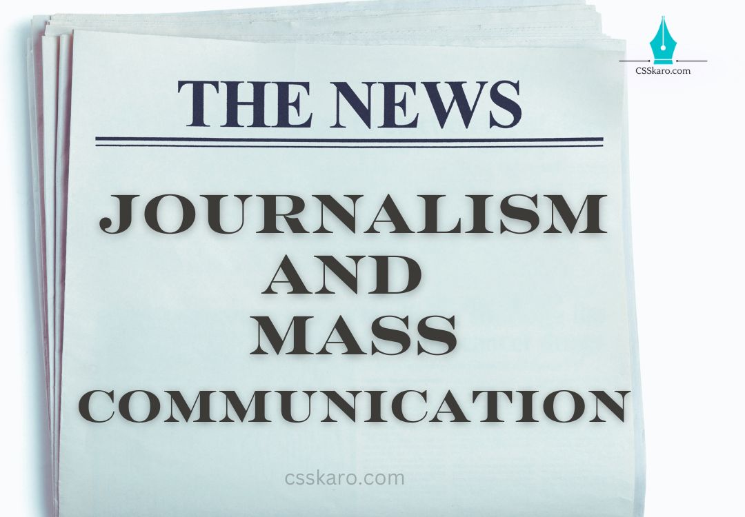 Journalism And Mass communication - Lets Compete